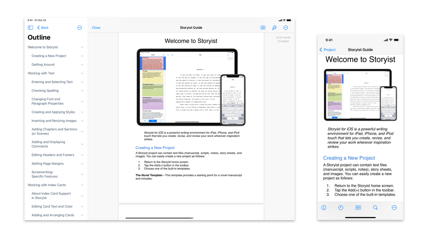 Storyist - For iOS